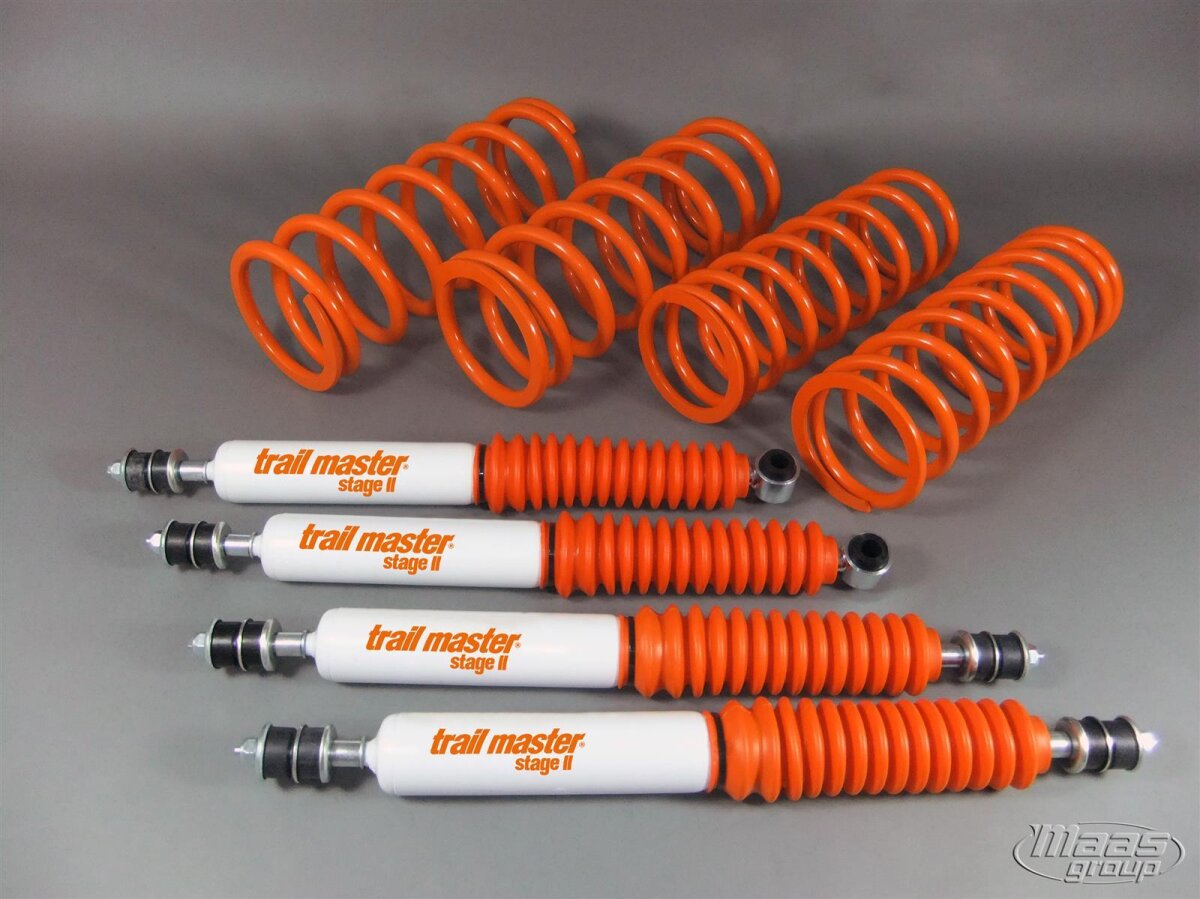 Trailmaster Fahrwerk Höherlegung für Land Rover Defender 110 +40mm ...